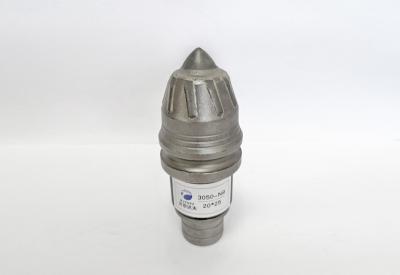 China APIE Piling Tools Drilling Accessories Bullet Teeth Rock Drill Bucket Round Shank Chisel for sale