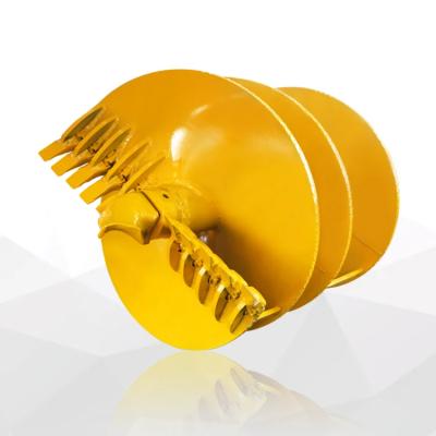 China Flat Teeth Straight Clay Auger For Heavy Machinery 1200mm Diameter Drilling Bucket for sale