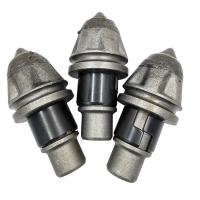 China Precision Steel Rotary Drilling Rig Tools Bullet Teeth Round Shank Chisel 9-30mm for sale