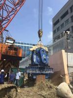China Pile Driving Equipment Crane Hanging Vibro Hammer Electric Vibro Hammer for sale