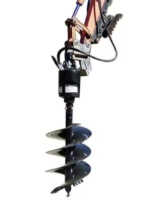 China Heavy Duty Tube Auger Drives Backhoe Hydraulic Earth Auger Dril For Sale for sale