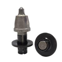 China 32mm Conical Round Shank Bits 19mm Rock Auger Bullet Teeth For Piling Drilling Rig for sale