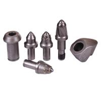 China Engineering Machine Spare Parts Tungsten Carbide Tip Bullet Teeth For Bore Pile Drilling Rig for sale