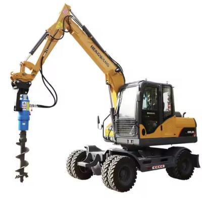 China British Technology Deep Post Hole Digger Diameter 300mm Drill Hydraulic Earth Augers for sale