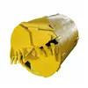 China Rotary Drill Bucket With Chisel Flat Teeth For Rock Cobble Formation for sale
