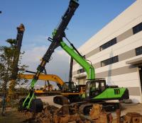 China 1.2m3 Bucket Clamshell Telescopic Arm For Excavator ≥36t Heavy Duty Performance for sale