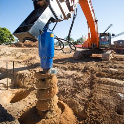 China 65mm Round Hydraulic Earth Drilling Machine With 2 Optional Output Shafts for sale