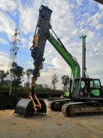 China Hydraulic Cylinder Wire Rope System Expandable Clamshell Arm for Maximum Hoisting Height 5770mm for sale