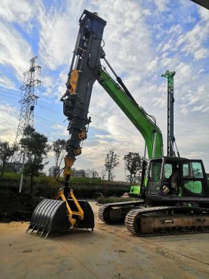 China Hydraulic Cylinder Wire Rope System Expandable Clamshell Arm for Maximum Hoisting Height 5770mm for sale