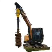 China Hydraulic Earth Drill Featuring for Foundation Drilling and Groundworks for sale