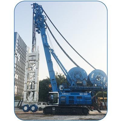 China Heavy Duty Trench Cutter Hydromill Machine with 52m Milling Depth 571kW Engine Power and 160ton Operating Weight for sale