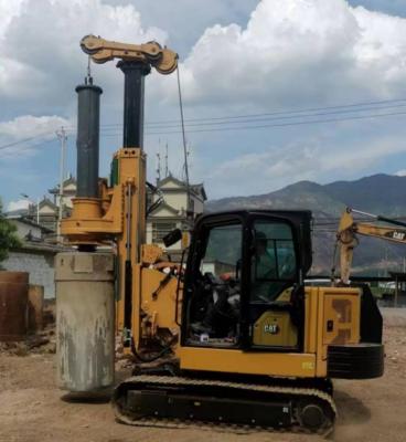 China Mini Piling Rig Machine Hot Sale In Indonesia Excavator Depth 12m Construction Works Fully Hydraulic System for sale