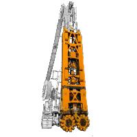 China 60 Ton Pressing Force Trench Cutter with 180KNm Gearbox Torque for 1000–2000mm Wall Thickness for sale