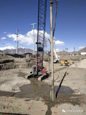 China Stone And Sand Column Vibroflot With Walking-type Pile Frame For Soil Improvement for sale