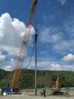 China Electrical Vibroflot External Diameter 426 Mm Diameter Of The Length Work Pile 1000 To 1200 mm For Soil Compaction for sale