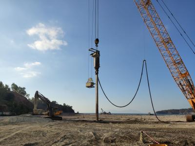 China High Speed Electrical Vibroflot Perfect Equipment For Construction Site Soil Stabilization And Compaction for sale