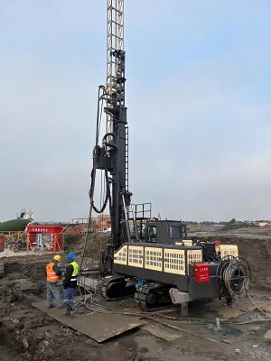 China Soil Improvement Equipment Jet Grouting Rig Featuring Pivoting Undercarriage For Ground Stabilization Projects for sale