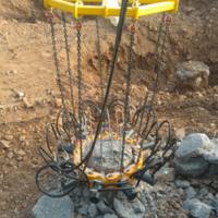China Excavator Mounted Round Pile Breaker Foundation Pile Head Cutter for sale