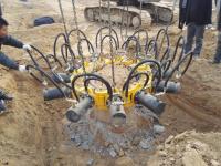 China High Pressure Hydraulic Round Pile Breaker for Engineering Pile for sale