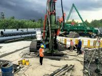 China Jet Grouting Rig with 0.070 MPa Average Ground Pressure 400 mm Triple Grouser Track Shoes and 200 L Fuel Tank Capacity for sale