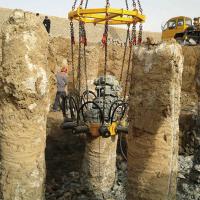 China Excavator Mounted Square Pile Breaker with Alloy Breaking Jaw for Bridge Foundation Construction for sale