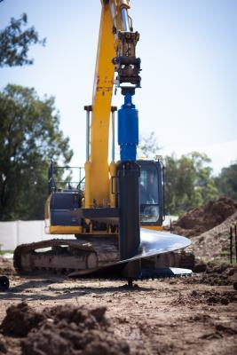 China High Rotate Speed Hydraulic Earth Auger Suitable Excavator 2-4T Digging Attachment for Construction Projects for sale