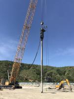 China Electrical Vibroflot Deep Water Port Wharf Foundation Reinforcement Soil Compaction and Ground Improvement for sale