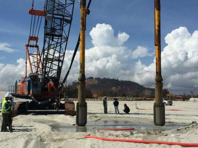 China Integrated High-pressure Flushing Channel Top Feed Vibroflot Smooth Penetration Loose Sand for sale