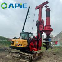 China High Torque Hydraulic Power Head Mini Rotary Rig Complete With Kelly Bar Drilling Bucket Set for sale
