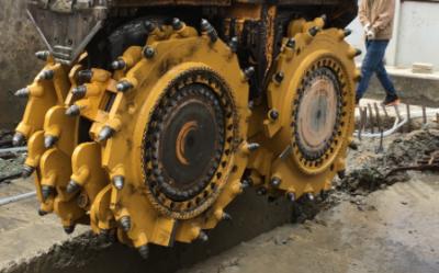 China Flat Teeth Wheel Trench Cutter Customizable for Trench Digging and Groundworks for sale