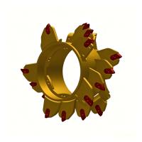 China Flat Teeth Wheel for Trench Cutter Suitable for Various Soil Layers Underground Partition Walls Earthmoving for sale