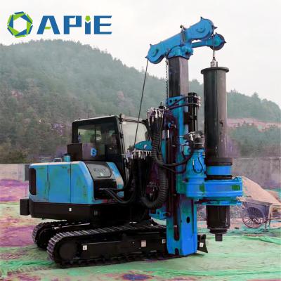 China Small Rotary Piling Rig with Drilling Diameter Range 380 to 1000 mm for sale
