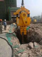 China High Frequency Heavy Duty Vibro Hammer Side Grip Vibratory Piling Hammer for Municipal Revetment Foundation Projects for sale
