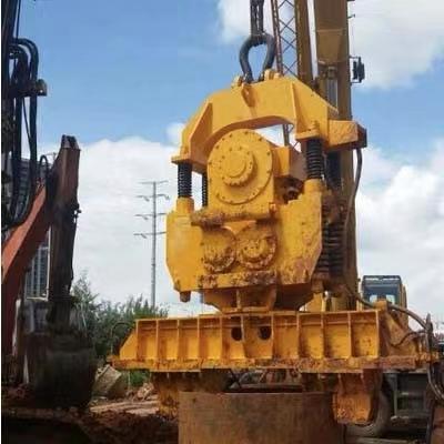 China Excavator Mounted Vibro Hammer Works For Driving And Pulling Sheet Piles for sale