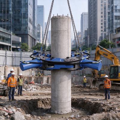China High Performance Hydraulic Pile Breaker 80kNm Large Torque Foundation Engineering for sale