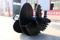China Exploration Pilling 450mm 3000mm Drilling Rig Tool Construction Earth Auger Drill Bit for sale
