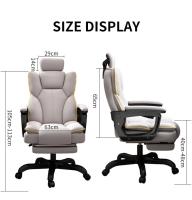 China Swivel Ergonomic Folding Office Chair 2D Adjustable Headrest Back Chair Range Can Lie Down And Sit for sale