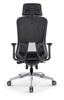 China Customizable Ergonomic Folding Office Chair 68x51x65cm with Adjustable Headrest and Retractable Footrest for sale