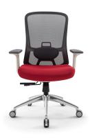 China Ergonomic Mesh Office Chair with Adjustable Height 65x50x60 cm Breathable Swivel Conference Chair for sale