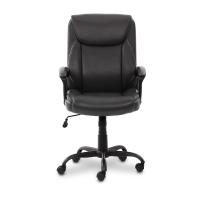 China Easy To Assemble Rotary Soft Leather Office Chair Commercial for sale