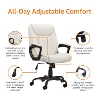 China Easy To Assemble Rotary Soft Leather Office Chair Commercial for sale