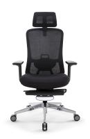 China Ergonomic Office Chair 360 Swivel Height Adjustable Aluminum Alloy Frame Mesh Back for sale