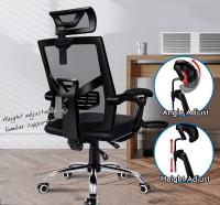 China Explosion Proof Steel Feet Office Chair with 360 Degree Rotation and Adjustable Lumbar Support for sale