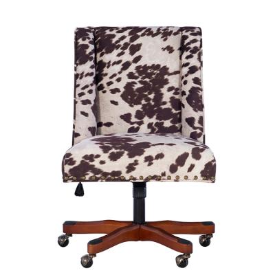 China Velvet Ergonomic Folding Office Chair 360 Degree Swivel Adjustable Backrest Salon Equipment for sale