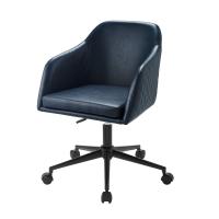 China Luxury Rotary PU Leather Hotel Chair Customizable Hair Salon Makeup Chair 45x87x45cm for sale