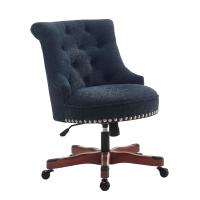 China UOF85 Retro Home Office Swivel Chair with Adjustable Height 360 Degree Nylon Casters for sale