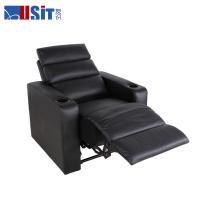 China USIT Home Theater Electric Recliner Chair with Adjustable Headrest 840mm Width 5 Year Warranty for sale