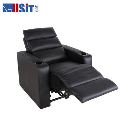 China USIT Home Theater Electric Recliner Chair with Adjustable Headrest 840mm Width 5 Year Warranty for sale