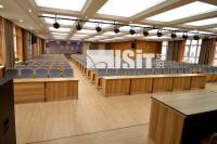 China Aluminum Frame Auditorium Theater Seating Push Back BS5852 for sale