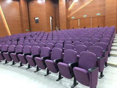China Molded Foam Solid Wood Auditorium Theater Seating Function University Lecture Hall Chair for sale